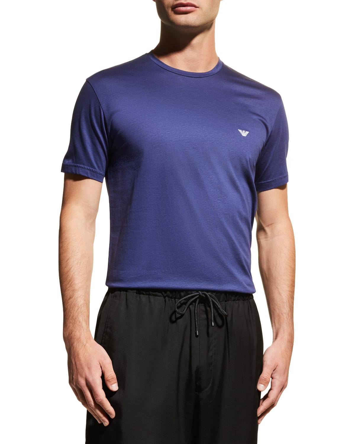 Emporio Armani Men's Slim-Fit Stretch T-Shirt | Neiman Marcus