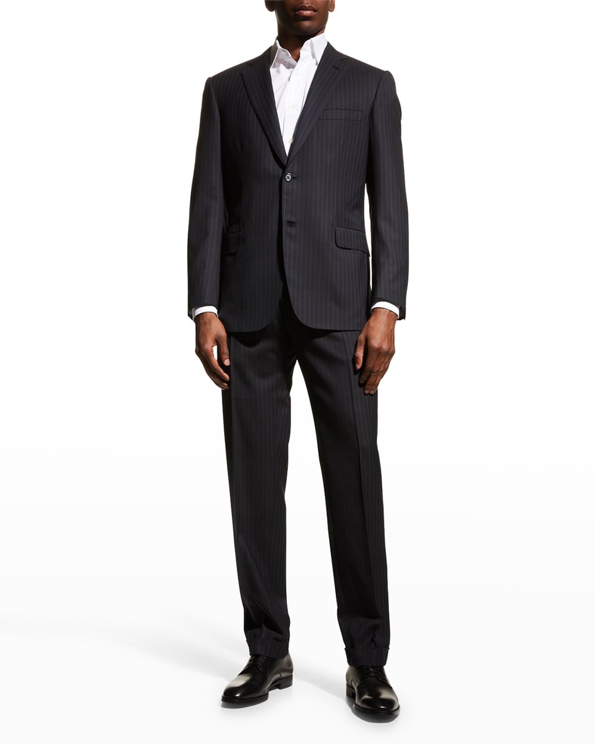 Brioni Men's Wool Herringbone Suit | Neiman Marcus