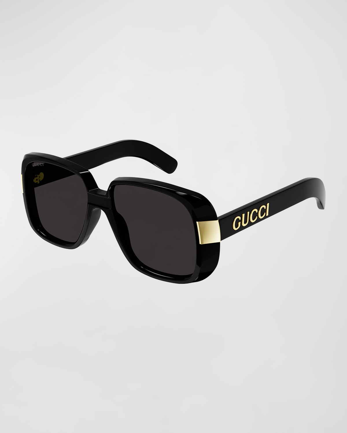 Gucci Photochromic Oversized Rectangle Acetate Sunglasses | Neiman Marcus