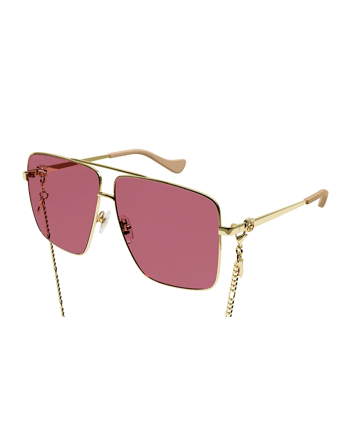 Gucci Polarized Metal Aviator Sunglasses | Neiman Marcus