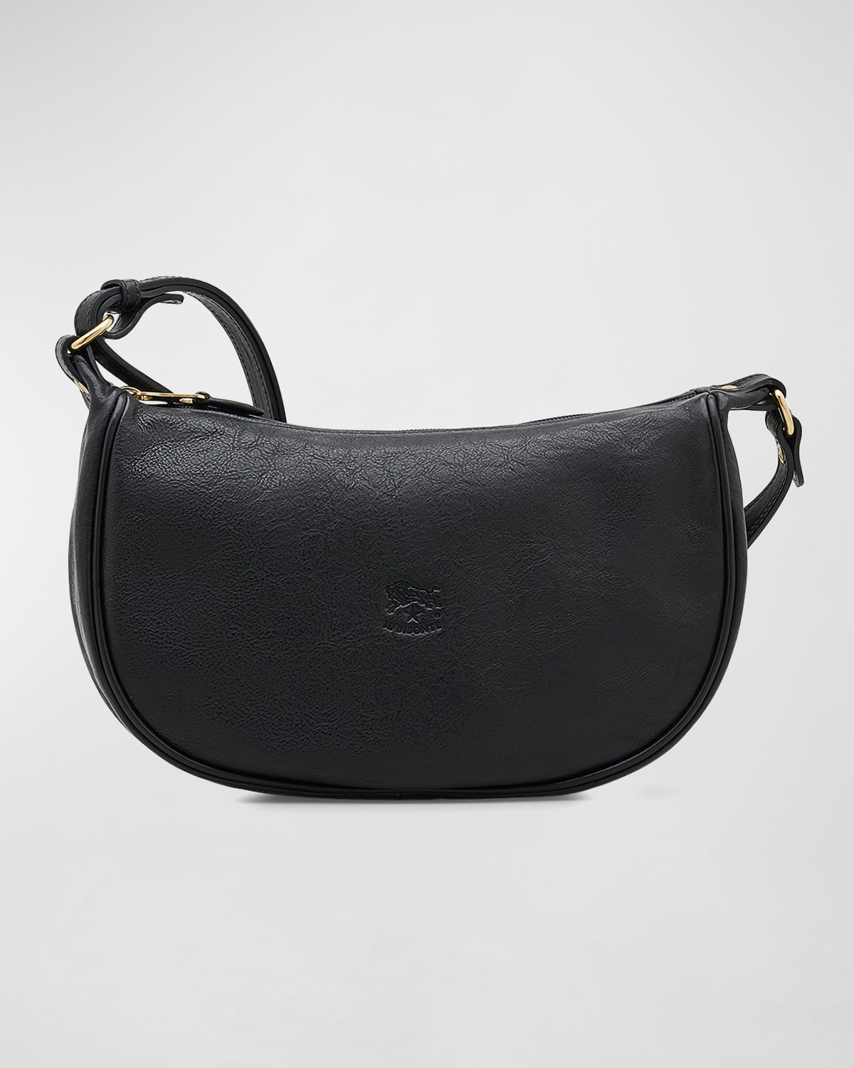 Il Bisonte Consuelo Brushed Leather Flap Shoulder Bag | Neiman Marcus