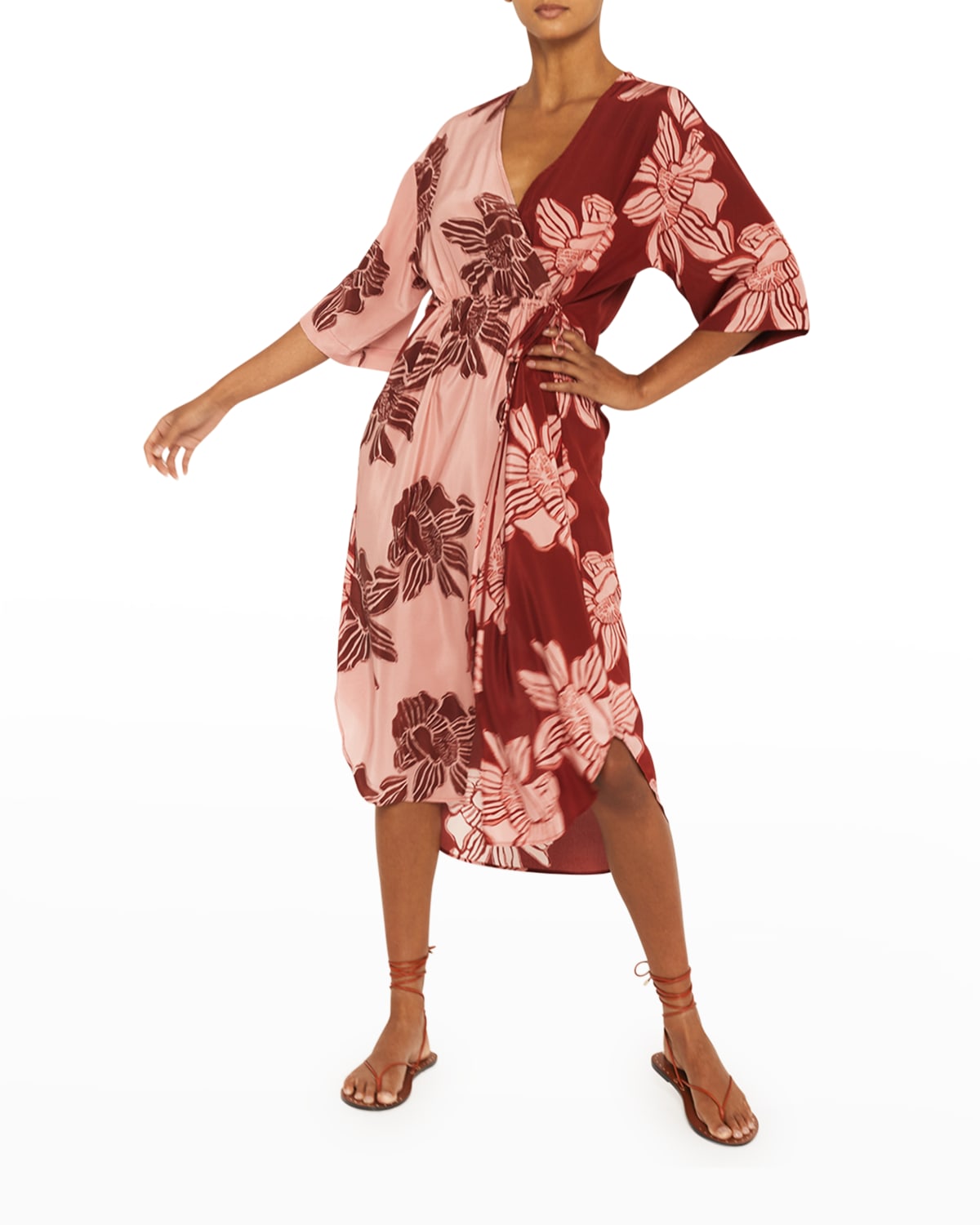 Jaline Jane High-Waist Macrame Fringe Skirt | Neiman Marcus