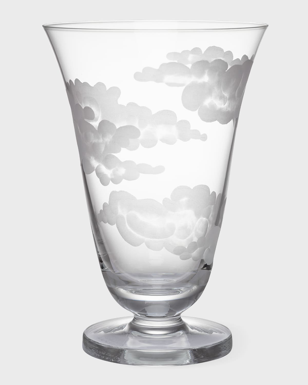 Jonathan Hansen In The Clouds Stemless Champagne Flute, Gray - 8 oz ...