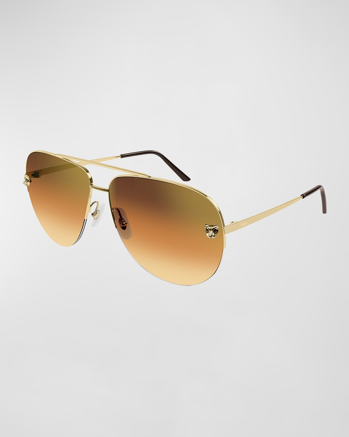 TOM FORD Jack Metal Aviator Sunglasses w/ Side Shields | Neiman Marcus