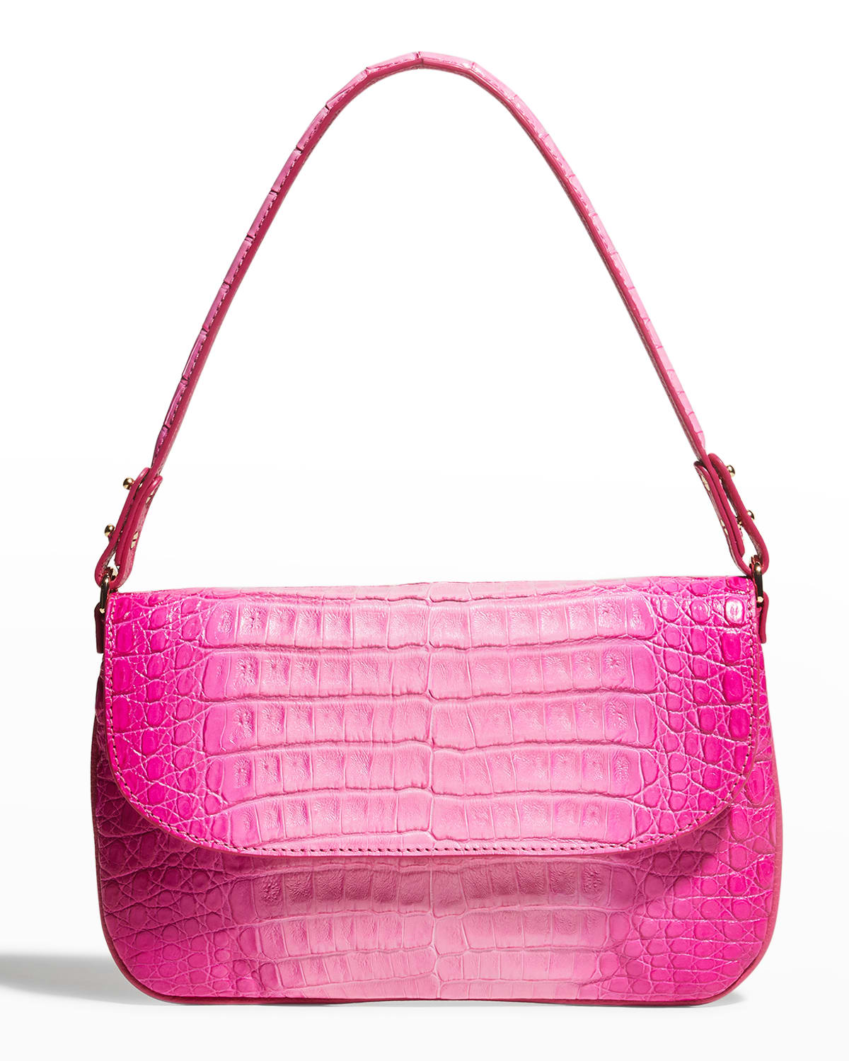 Maria Oliver Gracia Crocodile Clutch Bag | Neiman Marcus