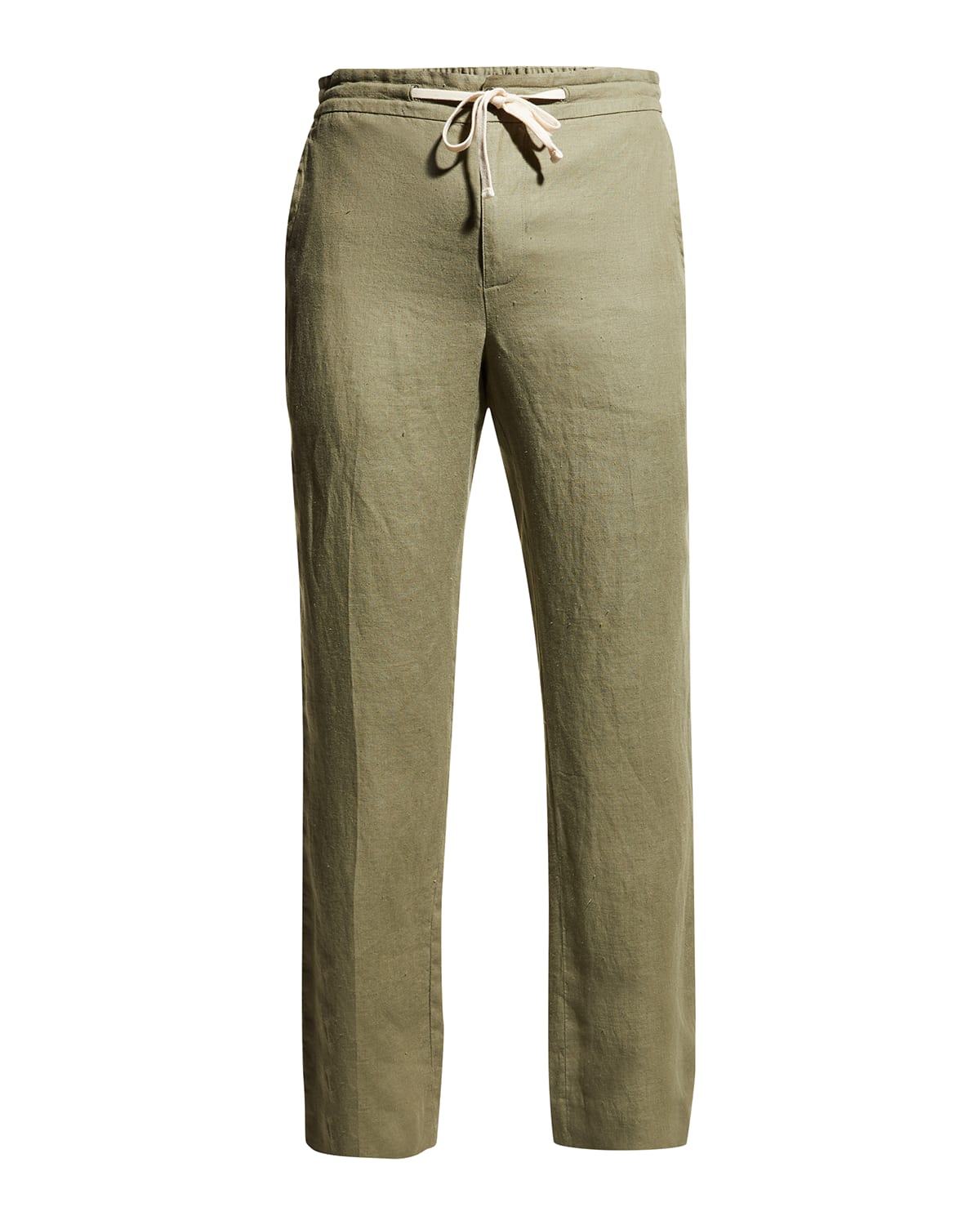 Vince Men's Solid Flannel Pull-On Pants | Neiman Marcus