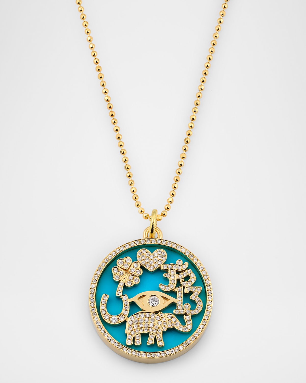 Jennifer Meyer 18k Good Luck Necklace | Neiman Marcus