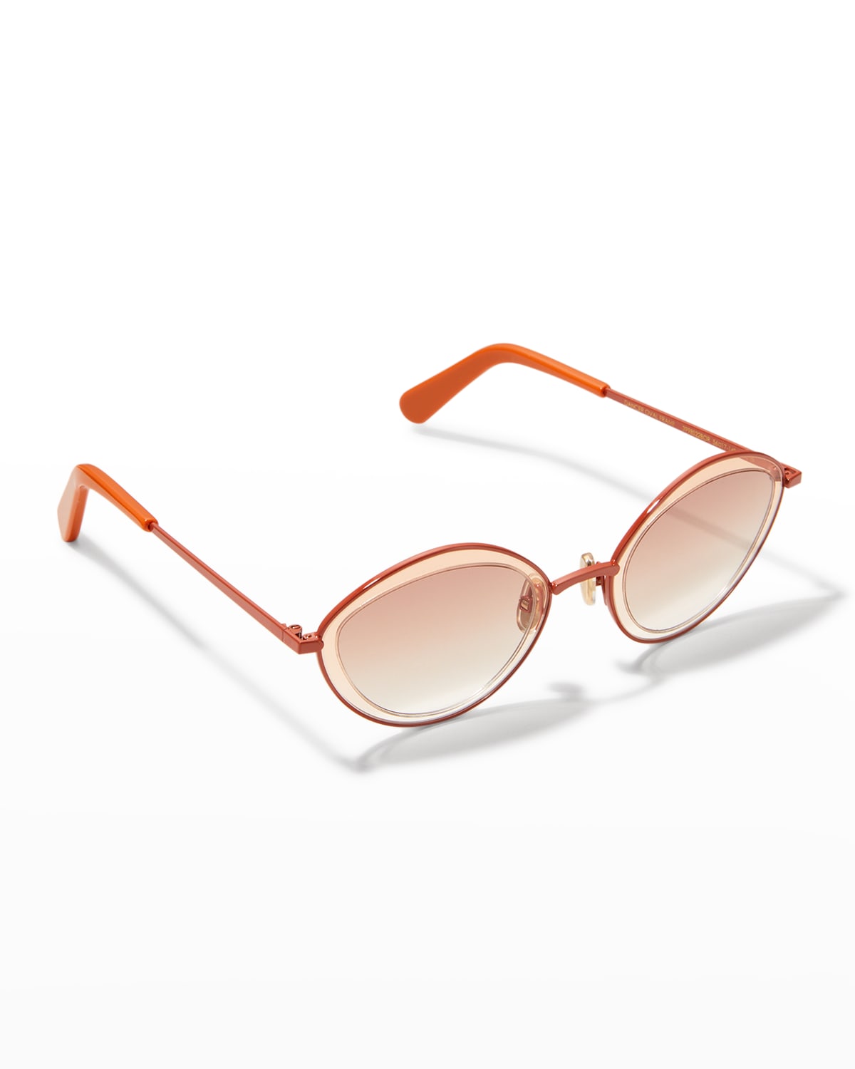 Zimmermann Dancer Round Metal Sunglasses | Neiman Marcus