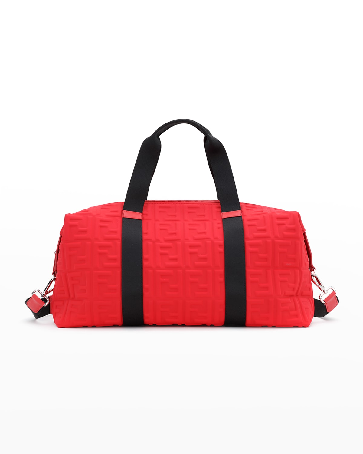 Fendi Kid's FF Logo Embossed Duffle Bag | Neiman Marcus