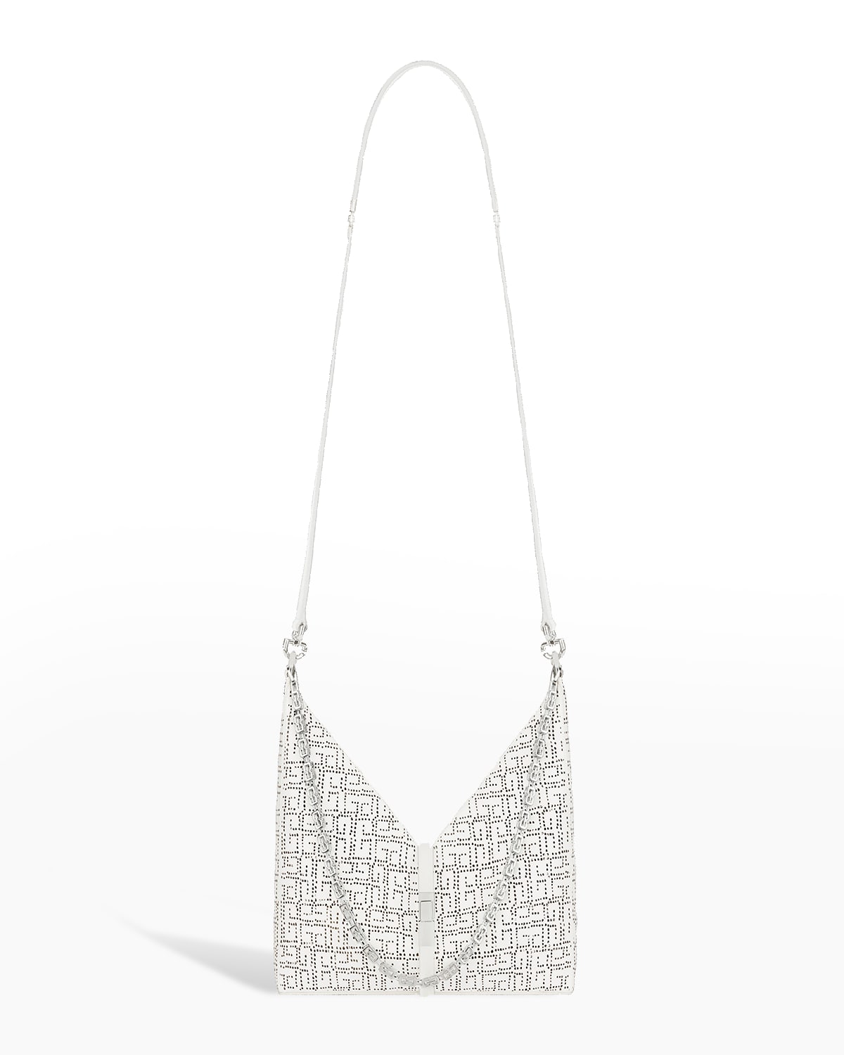 Givenchy Mini Cutout Shoulder Bag in 4G Tweed | Neiman Marcus