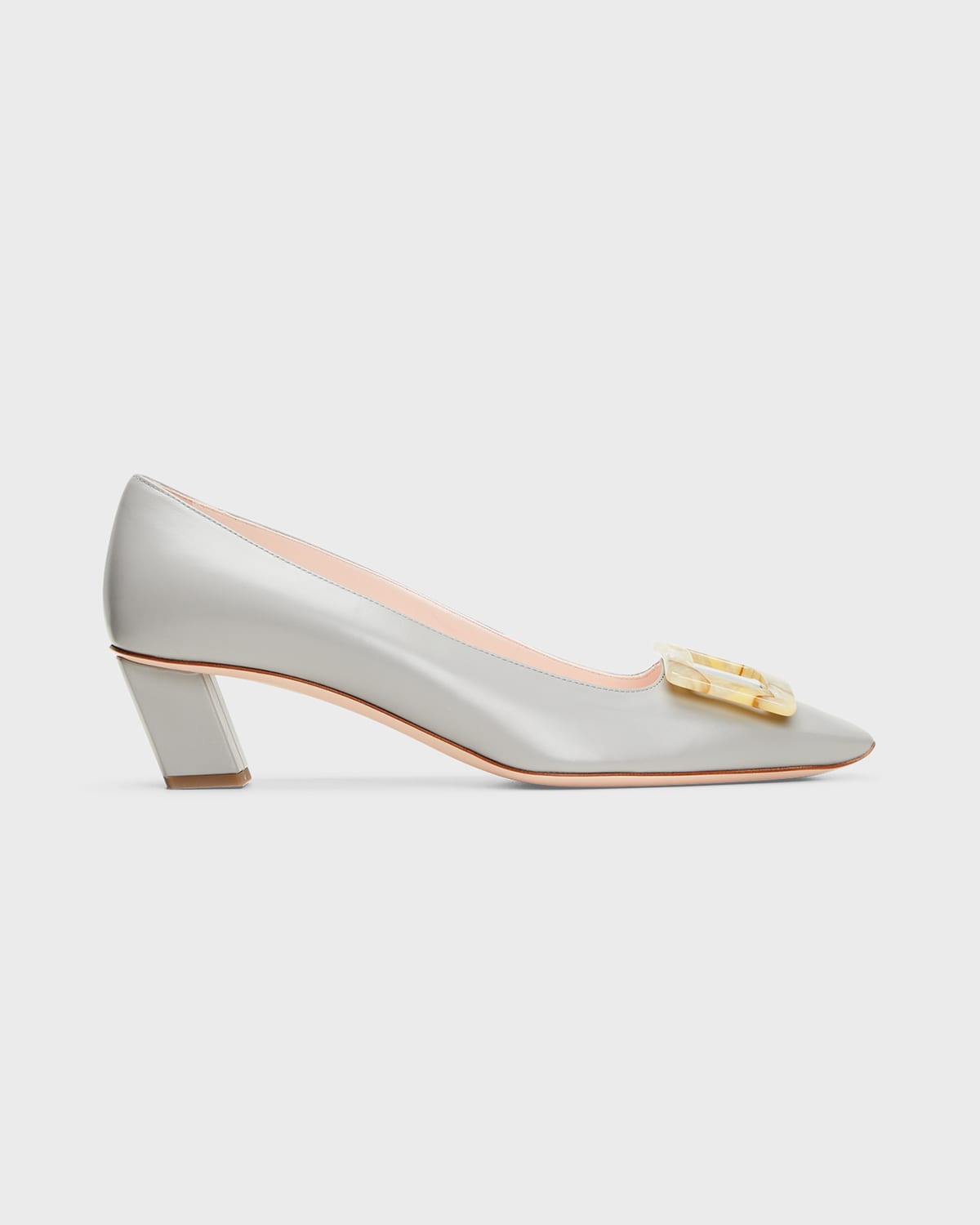 Roger Vivier Decollette Belle Patent Buckle Pumps | Neiman Marcus