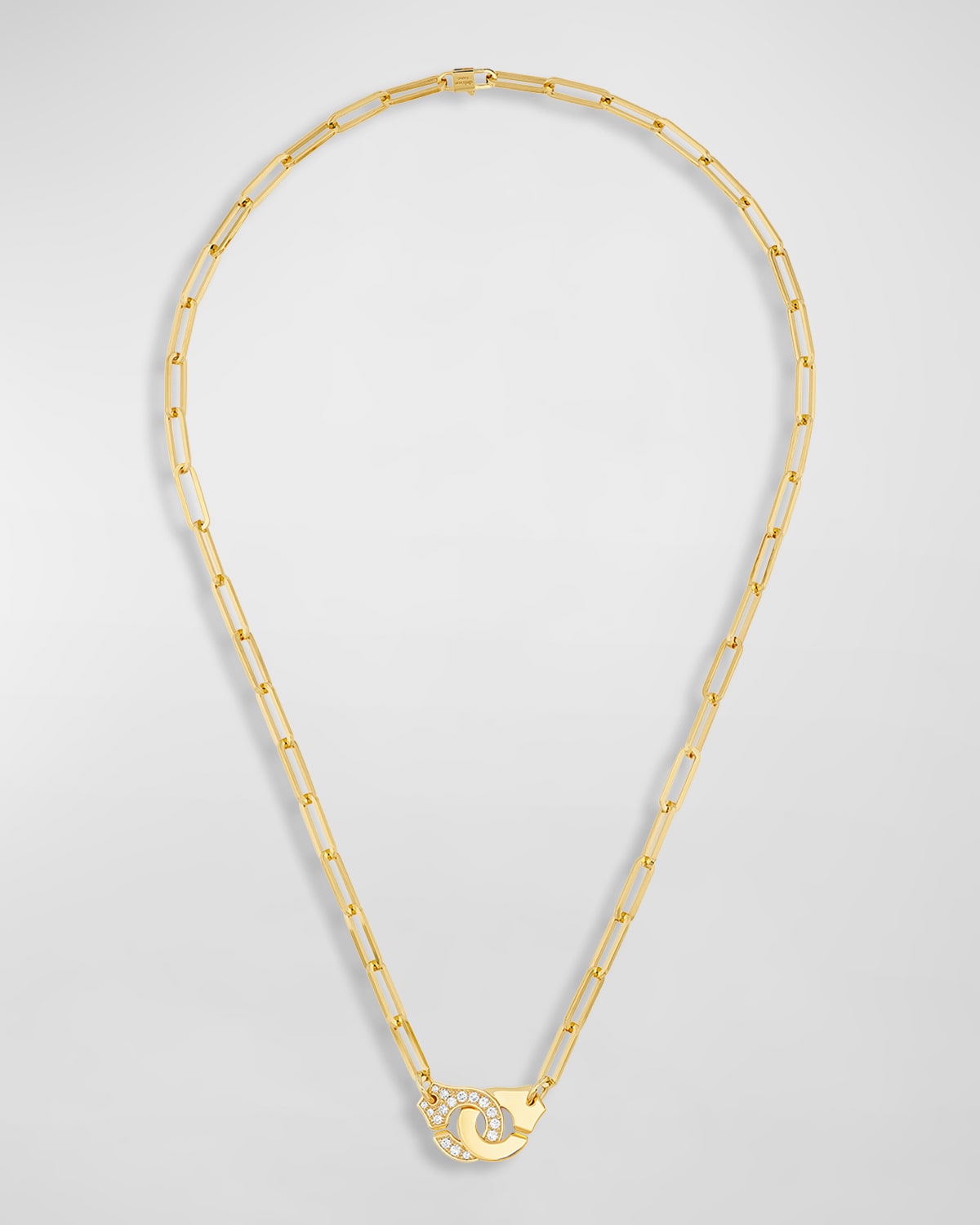 DINH VAN Yellow Gold Menottes R12 Large Chain Necklace | Neiman Marcus