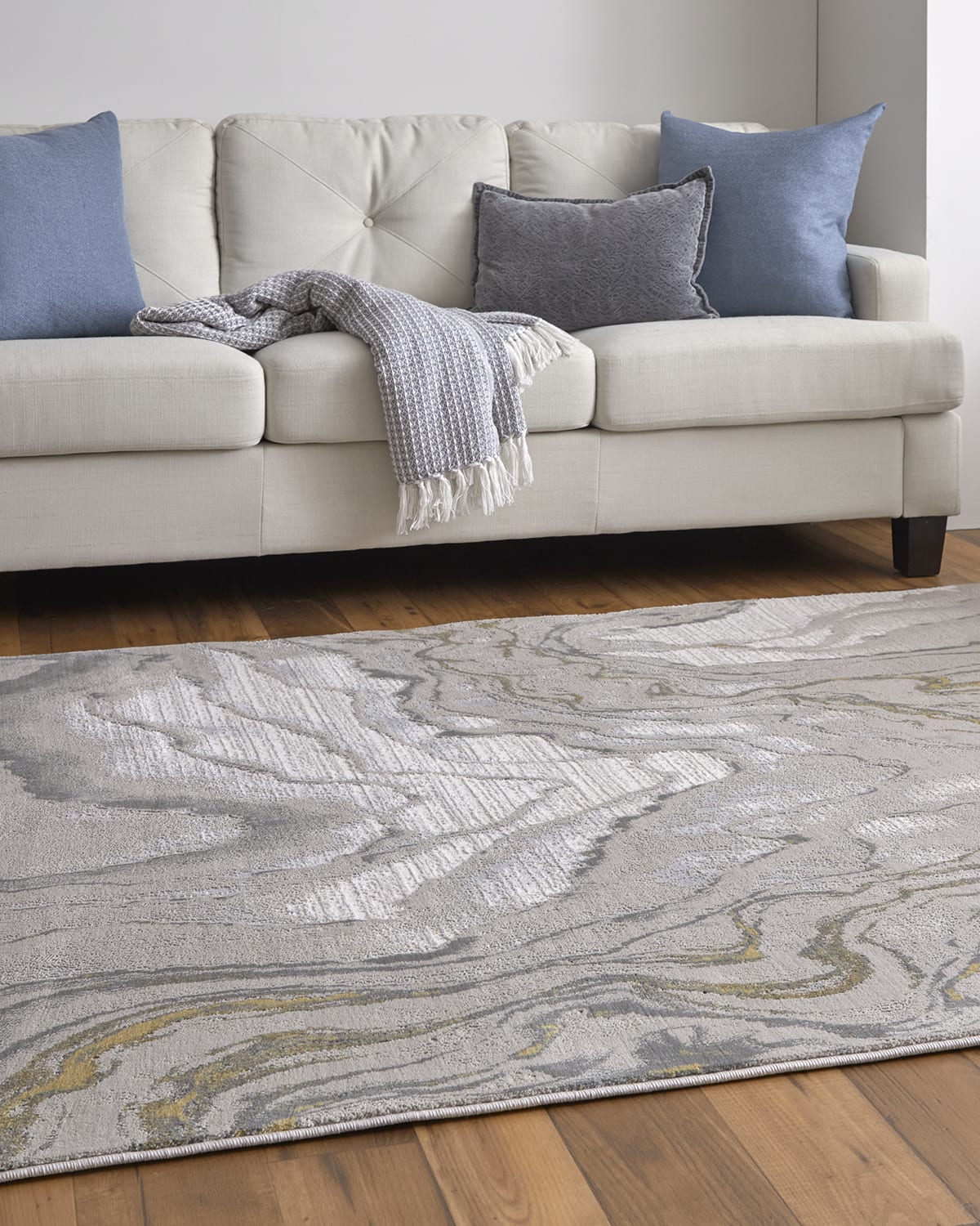 Weave & Wander Vanhorn Abstract Marble-Print Rug, 12' x 15' | Neiman Marcus