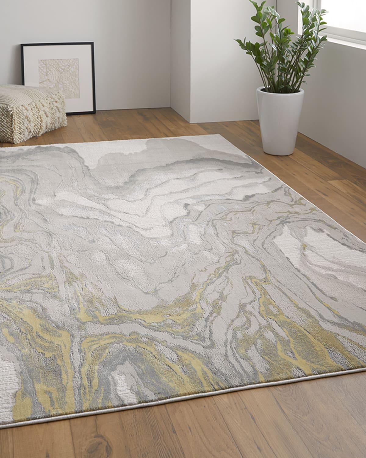 Weave & Wander Vanhorn Abstract Marble-Print Rug, 12' x 15' | Neiman Marcus