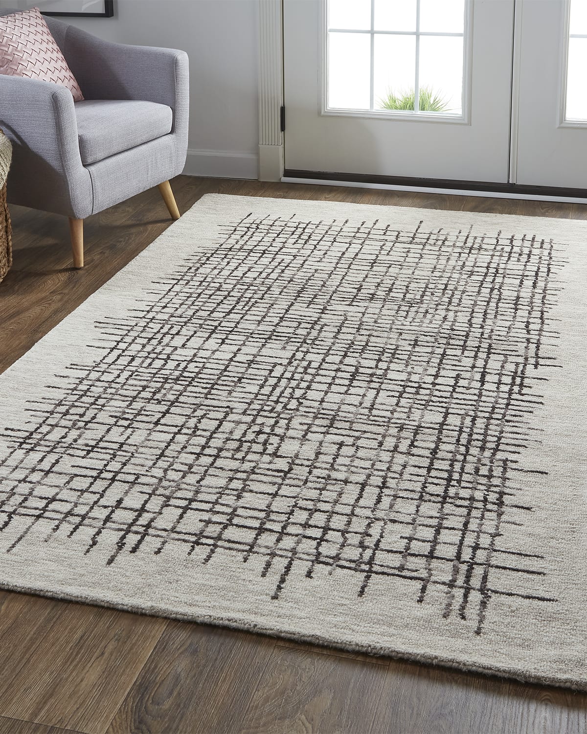 Weave & Wander Carrick Modern Tufted Architectural Rug, 9' x 12 ...