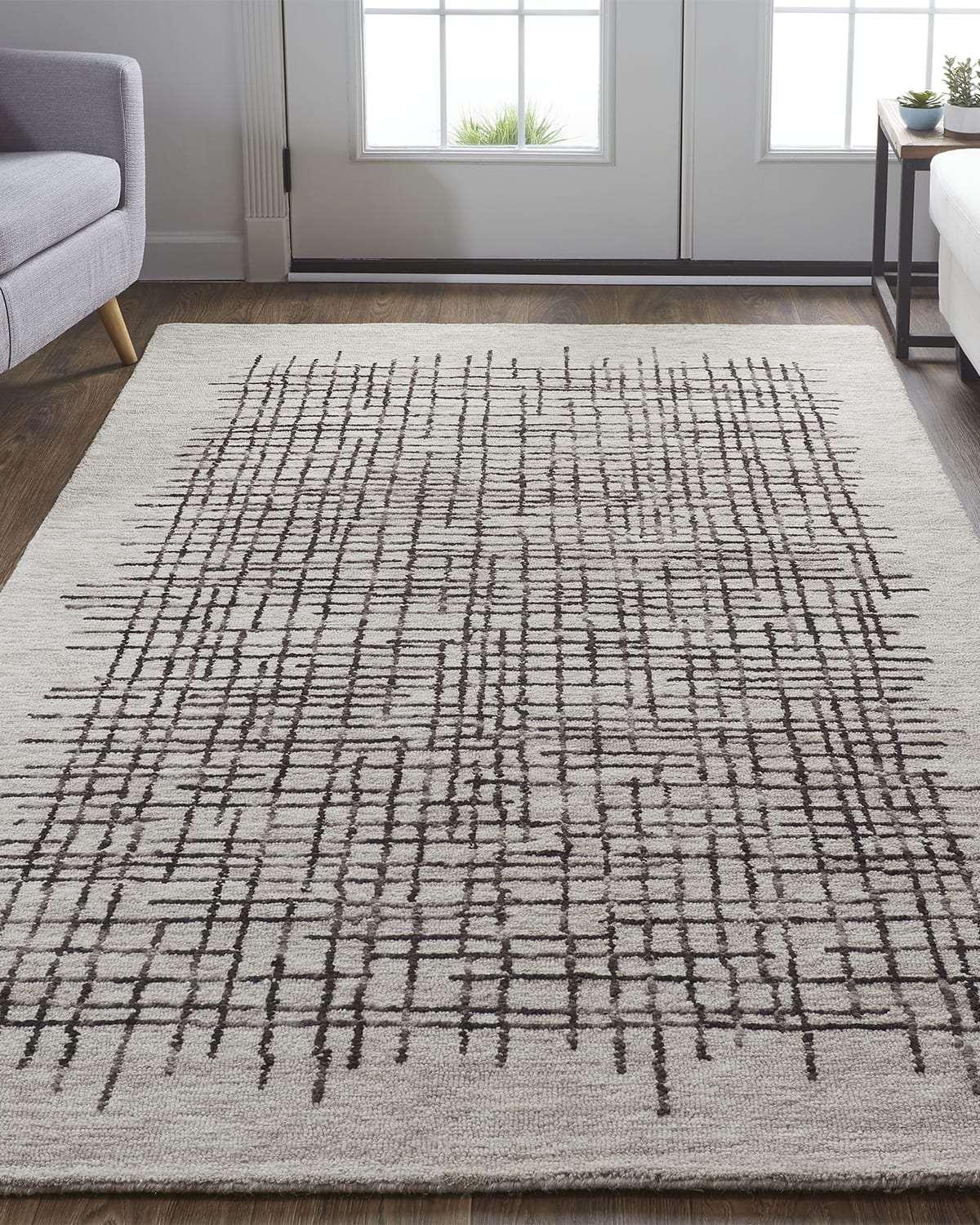 Weave & Wander Carrick Modern Tufted Architectural Rug, 2' x 3 ...