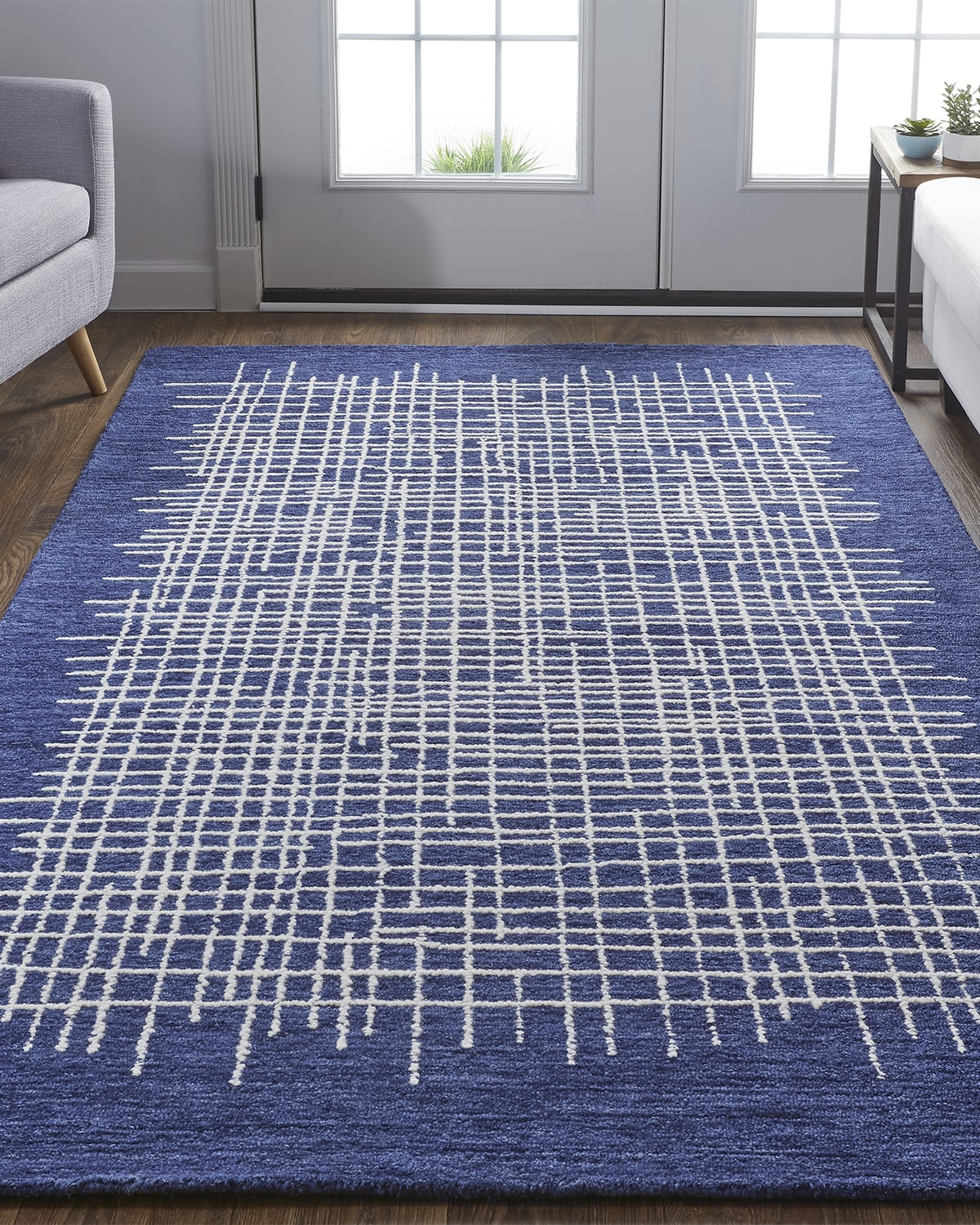 Weave & Wander Carrick Modern Tufted Architectural Rug, 9' x 12 ...
