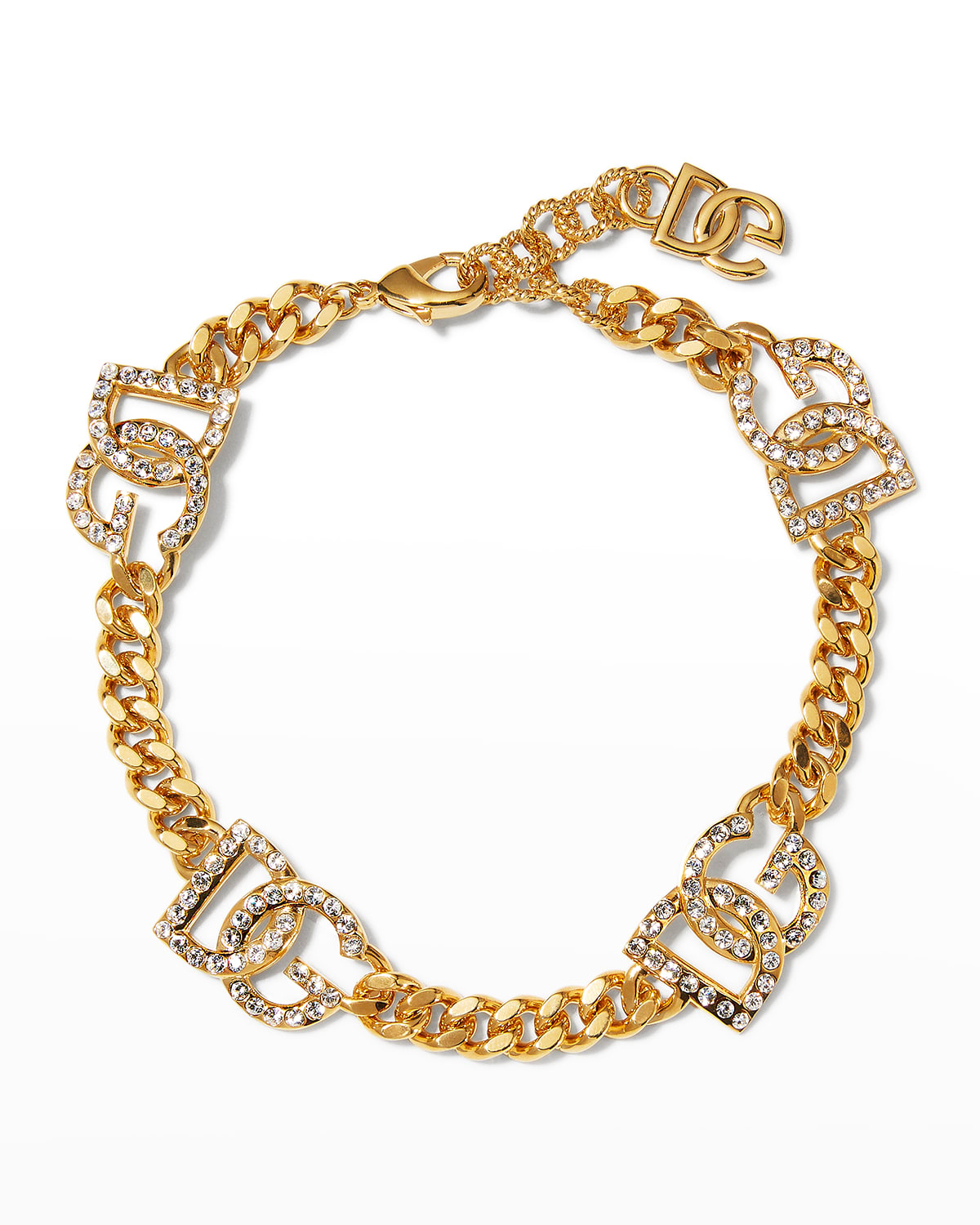 Dolce&Gabbana DG Logo Chain Necklace | Neiman Marcus