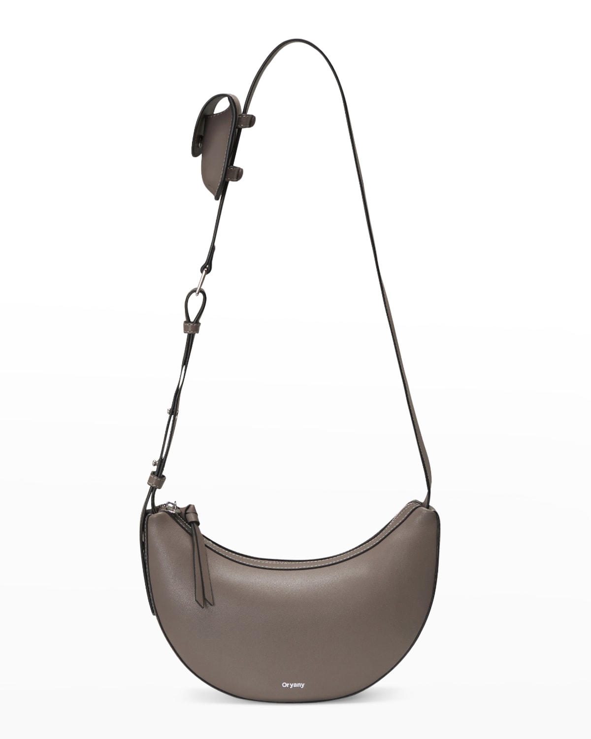 Oryany Rookie Half-Moon Leather Crossbody Bag | Neiman Marcus