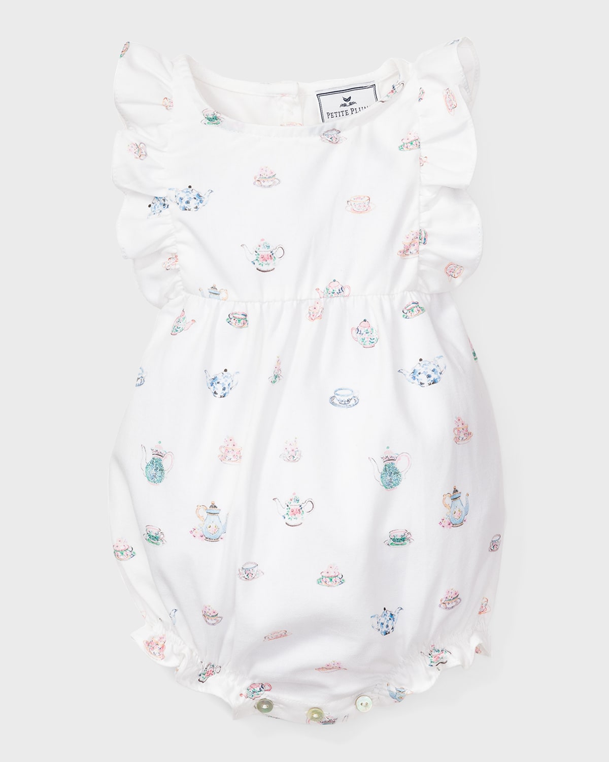 Petite Plume Girl's Butterfly Bubble Romper, Size Newborn-24M | Neiman ...