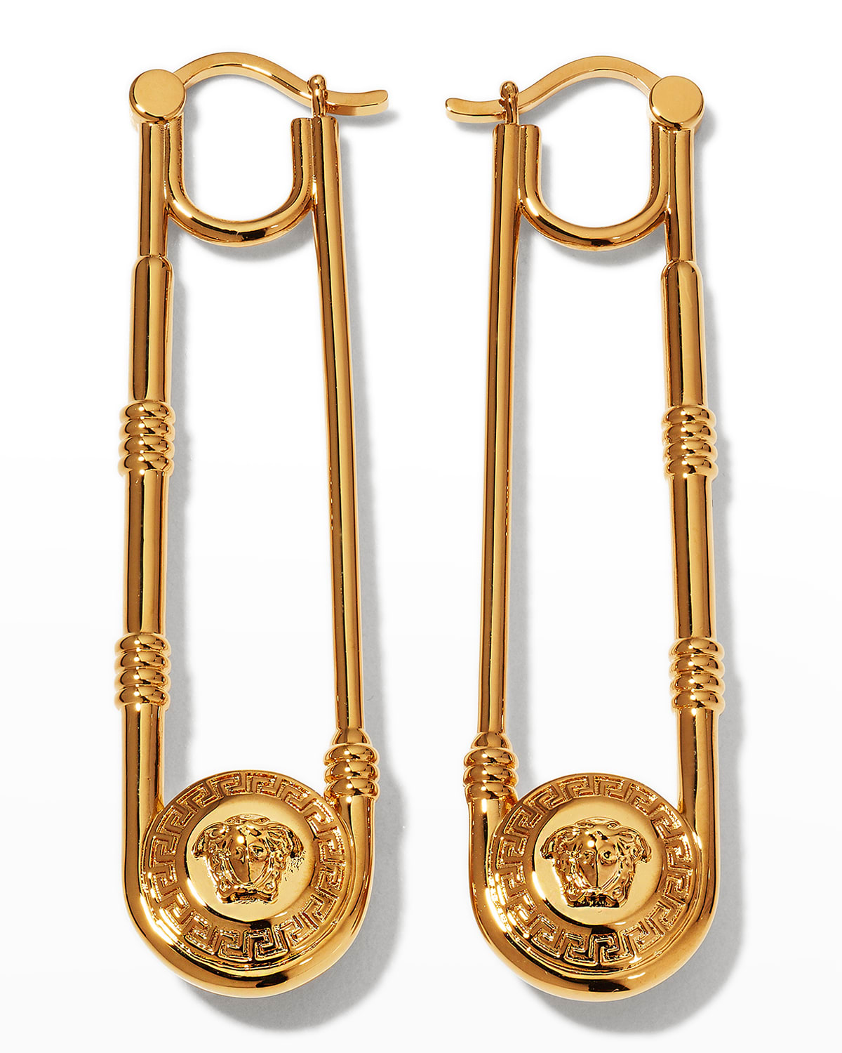 Versace Greca and Medusa Drop Earrings | Neiman Marcus