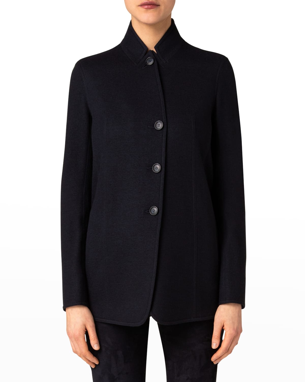 Akris Milan Cashmere Double-Face Jacket | Neiman Marcus