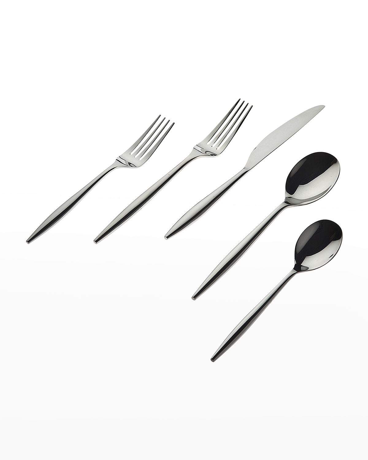 Godinger Milano Shiny Gold 20-Piece Flatware Set - 18/10 | Neiman Marcus