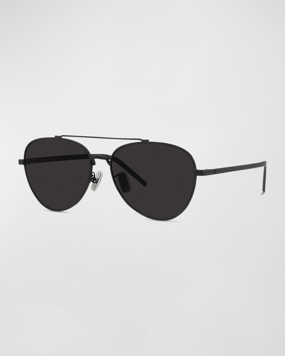 Gucci Mens Striped Logo Metal Aviator Sunglasses Neiman Marcus