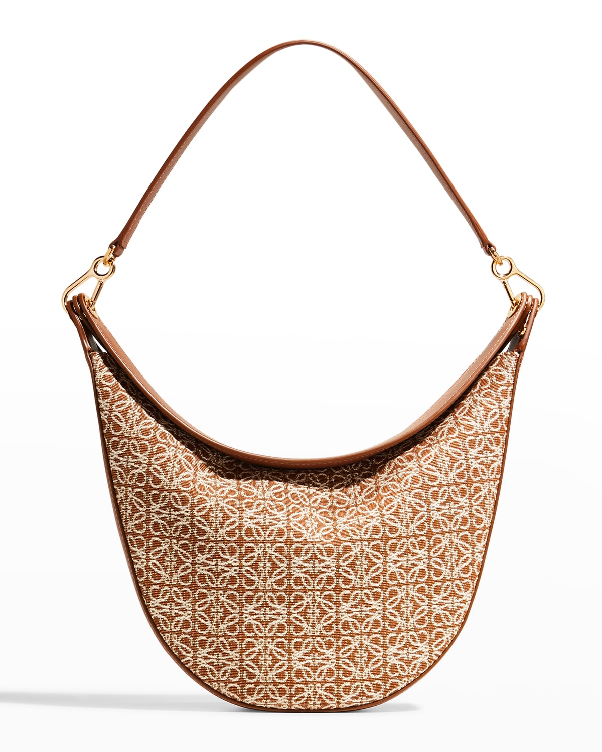 Loewe Luna Small Flap Leather Shoulder Bag | Neiman Marcus