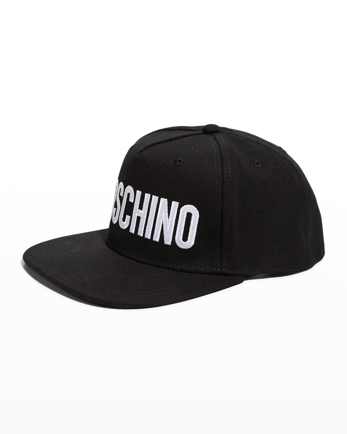 Moschino Men's Tonal Logo Nylon Baseball Hat | Neiman Marcus