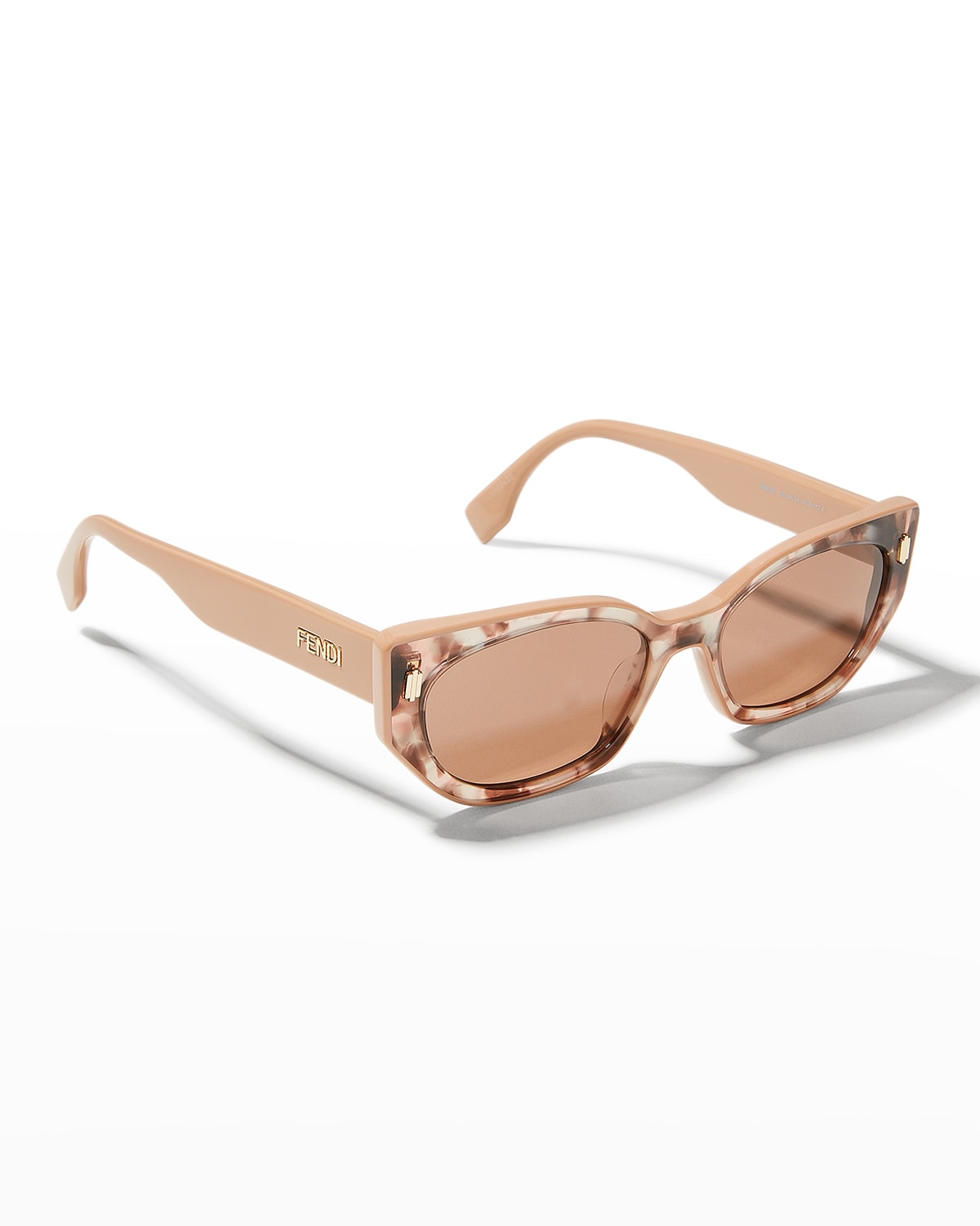 Fendi Geometric Square Acetate Sunglasses | Neiman Marcus