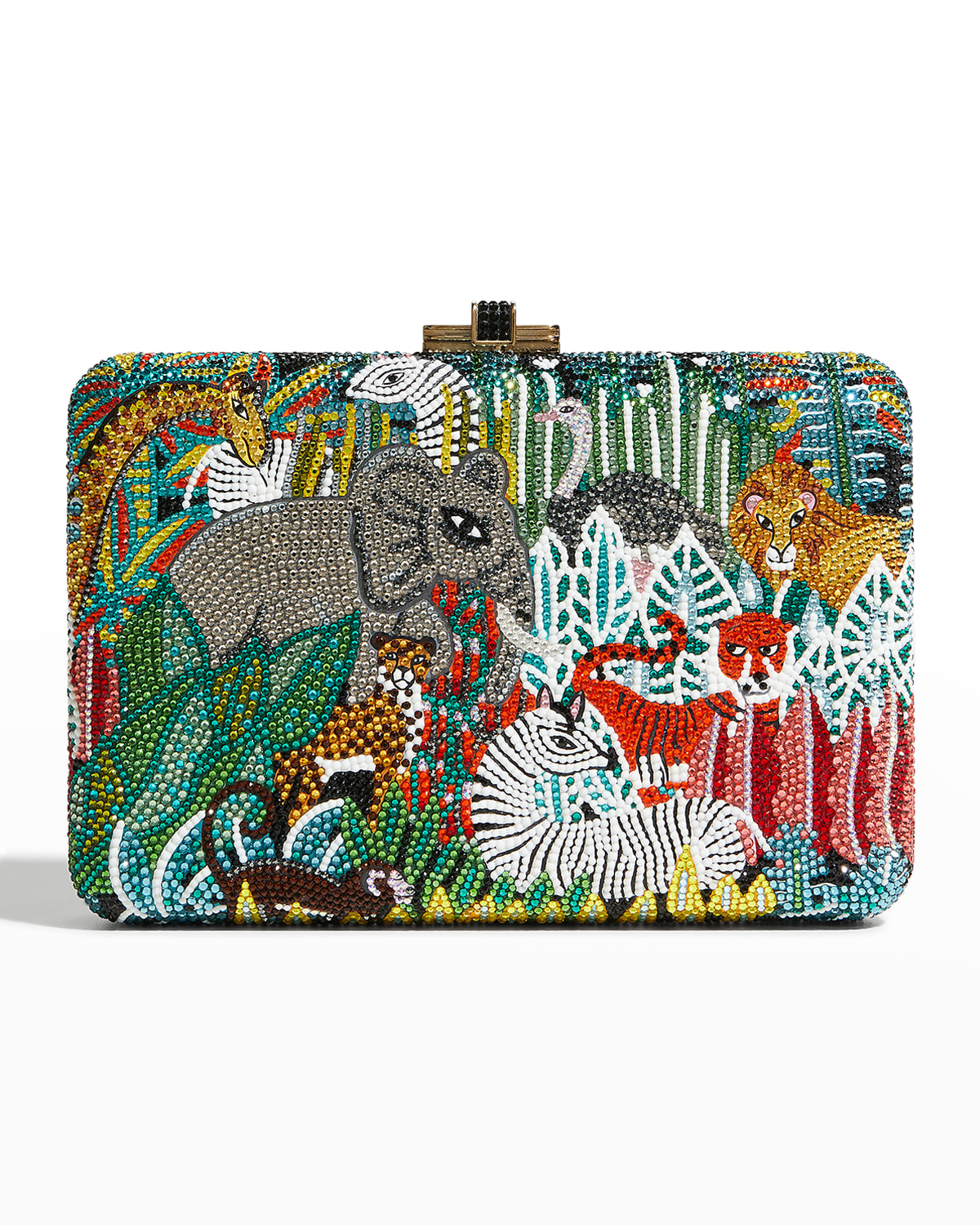 Judith Leiber Couture Rose Josephine Crystal Clutch Bag | Neiman Marcus