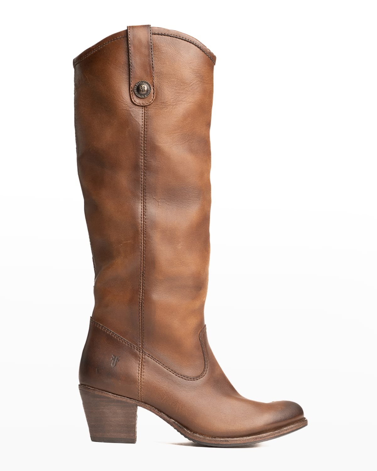 Frye Melissa Button Leather Tall Riding Boots | Neiman Marcus