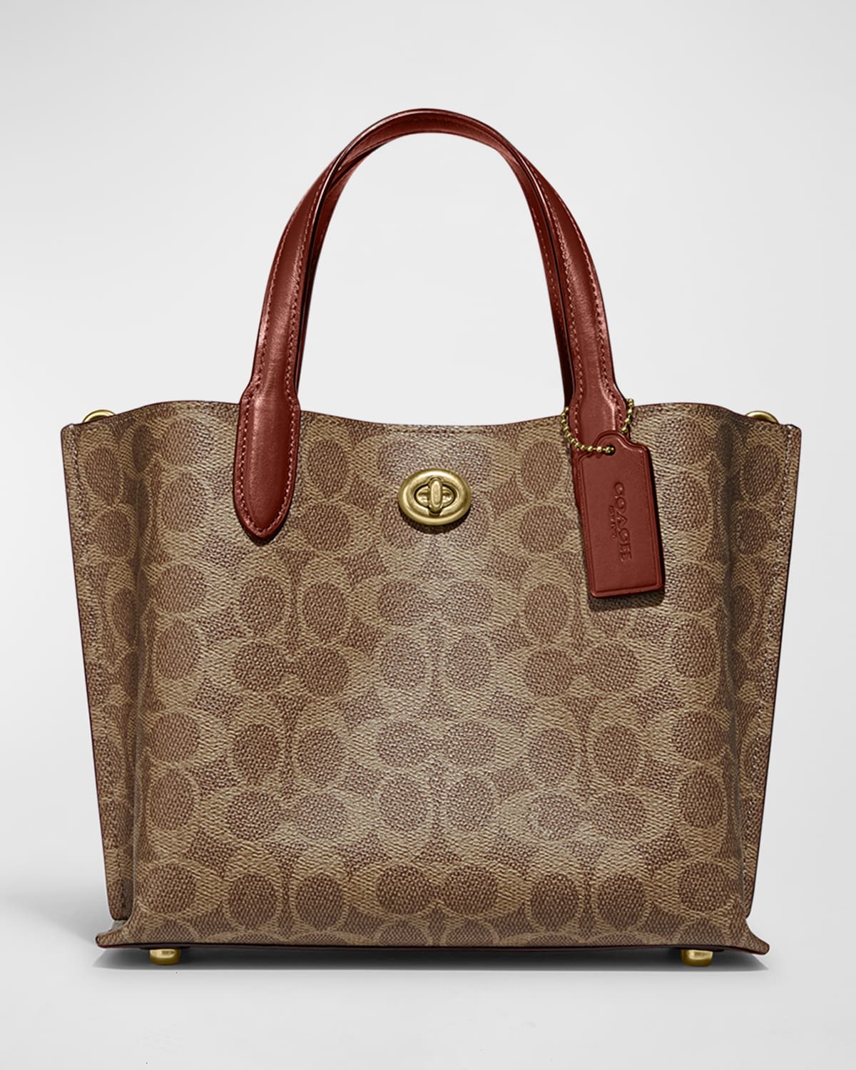 Coach Willow Monogram Coated Canvas Bucket Bag | Neiman Marcus