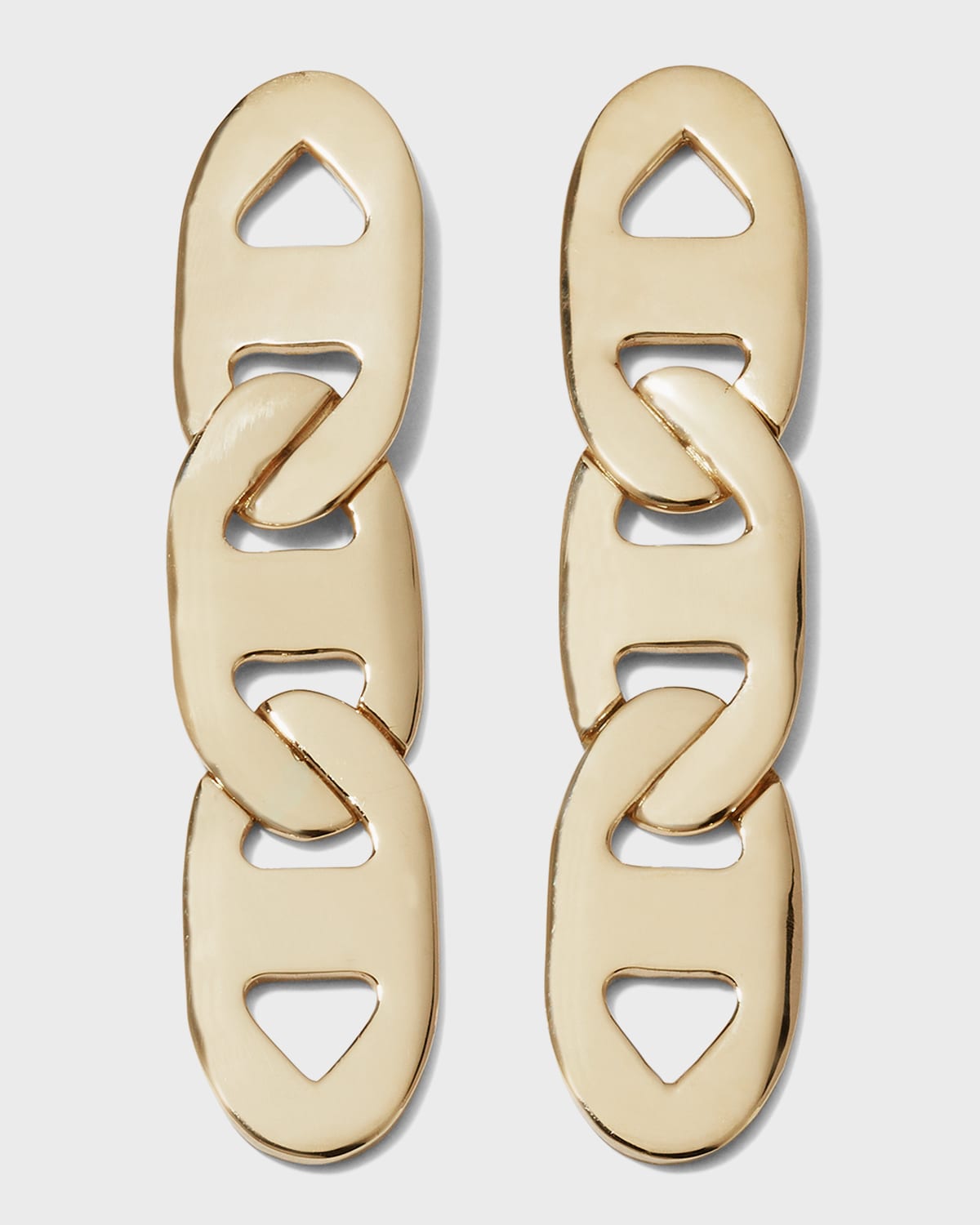 LANA Mega Blake Fringe Linear Front and Back Earrings | Neiman Marcus