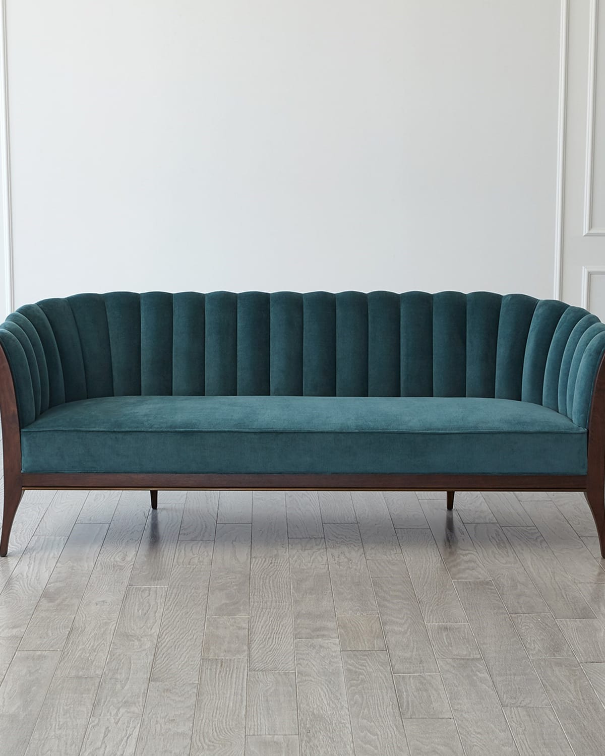 Haute House Aubrey Channel Tufted Sofa, 77" | Neiman Marcus