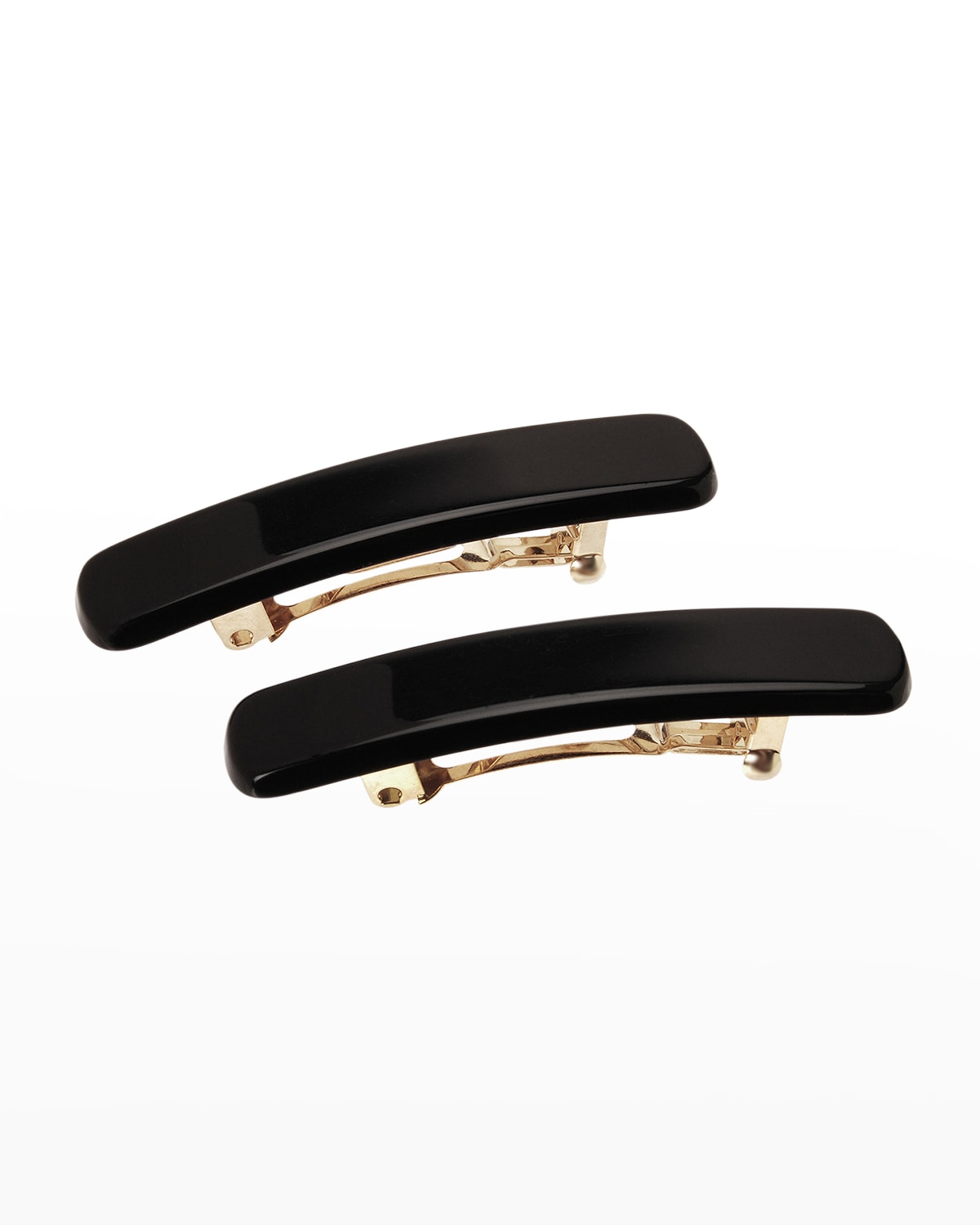 France Luxe Mini Classic Rectangle Barrettes, Set of 2 | Neiman Marcus