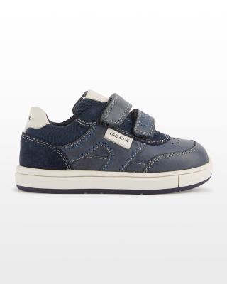 Geox Boy's Riddock Leather Grip-Strap Sneakers, Toddler/Kids | Neiman ...