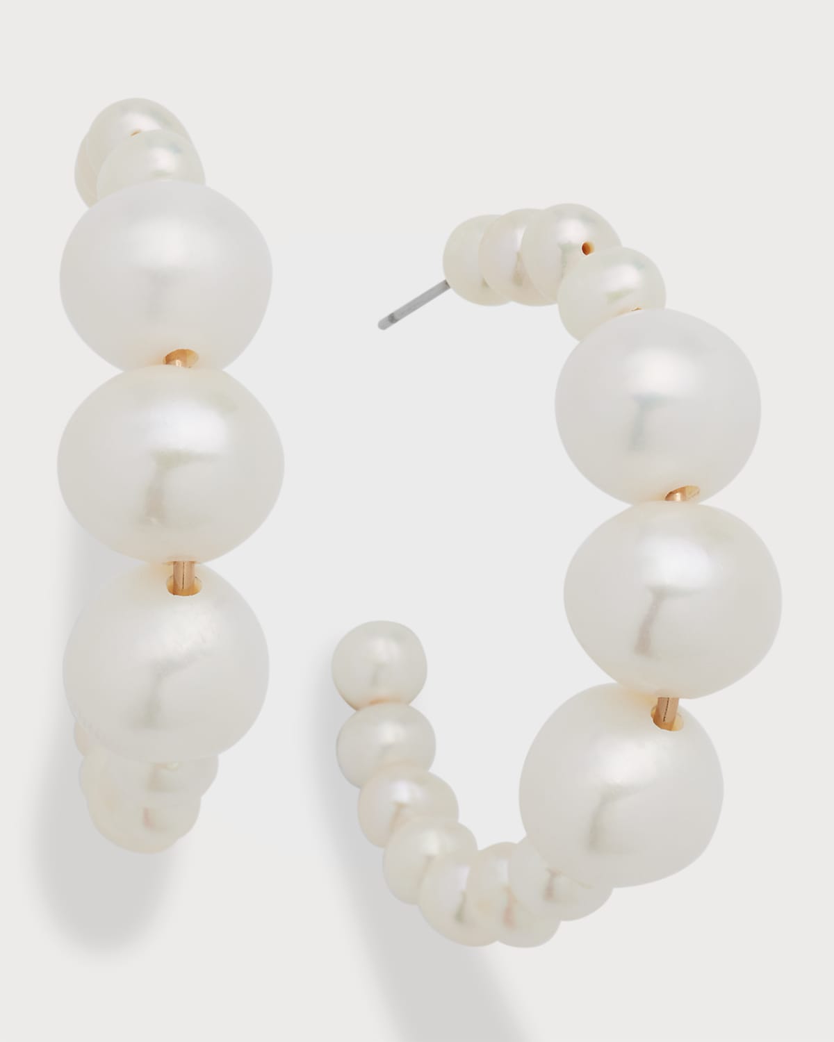 Dannijo Dahlia Hoop and Drop Earrings | Neiman Marcus