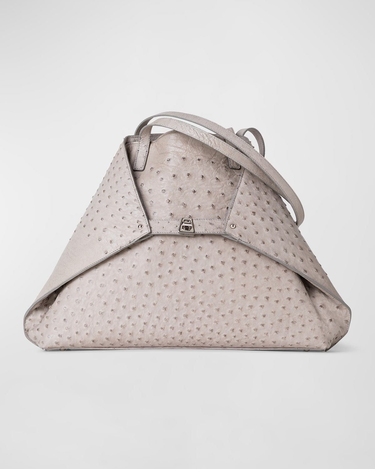 Akris Ai Medium Patchwork-Print Leather Shoulder Bag | Neiman Marcus