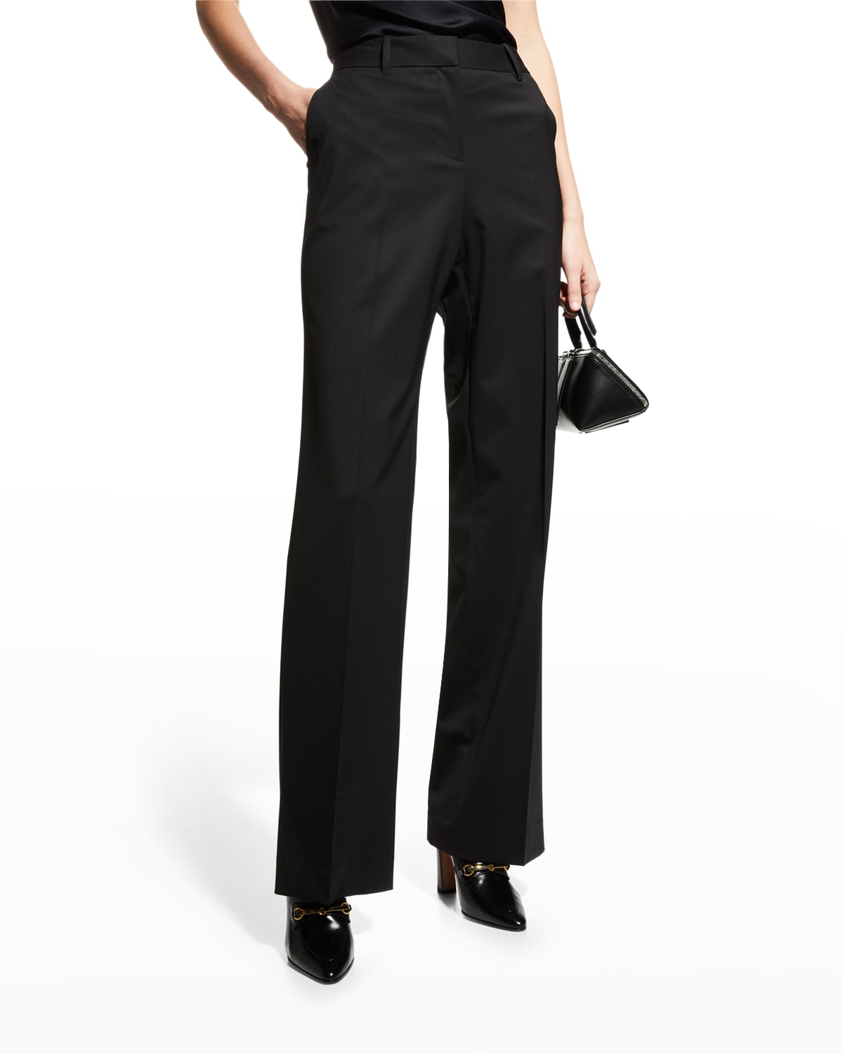 Lafayette 148 New York Gates Straight-Leg Pants | Neiman Marcus