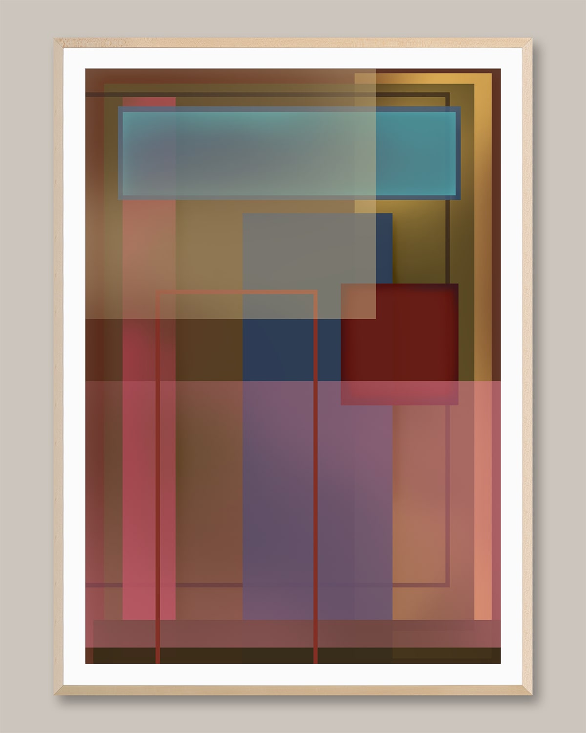 Grand Image Home Elevations 6' Framed Wall Art | Neiman Marcus