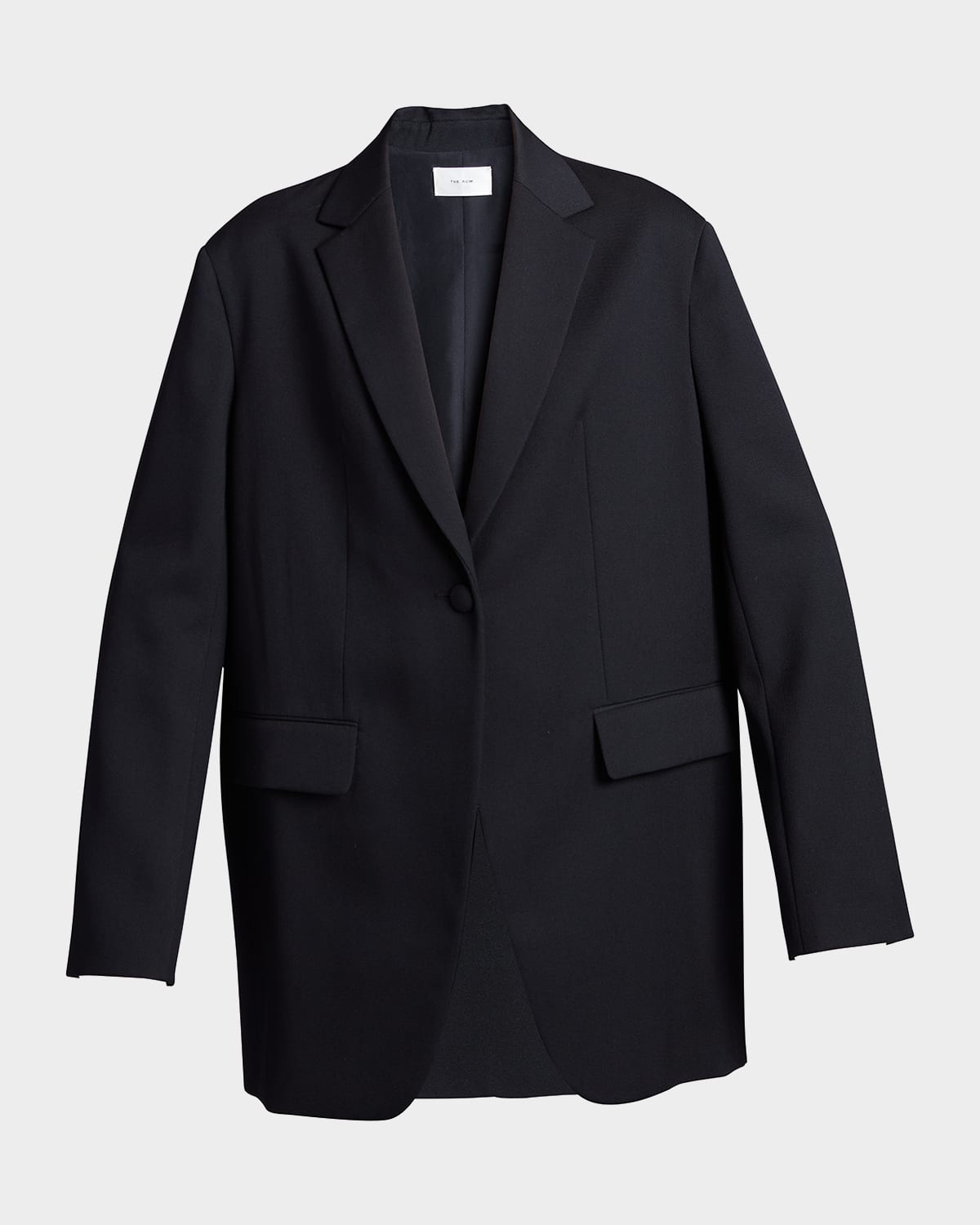 THE ROW Fie Open-Front Wool Jacket | Neiman Marcus