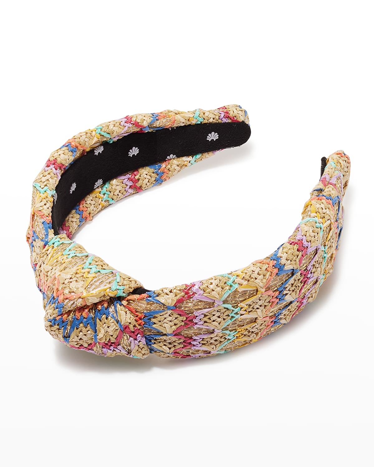 Lele Sadoughi Knot Crystal Denim Headband | Neiman Marcus