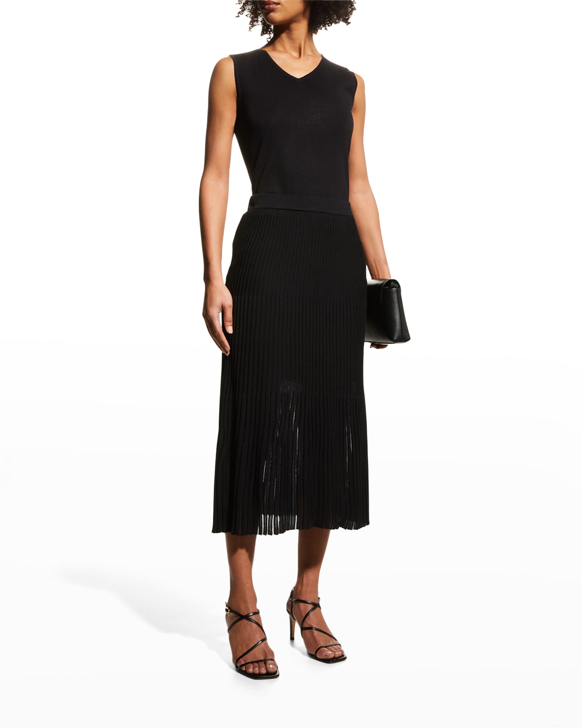 Misook Gored A-Line Skirt | Neiman Marcus