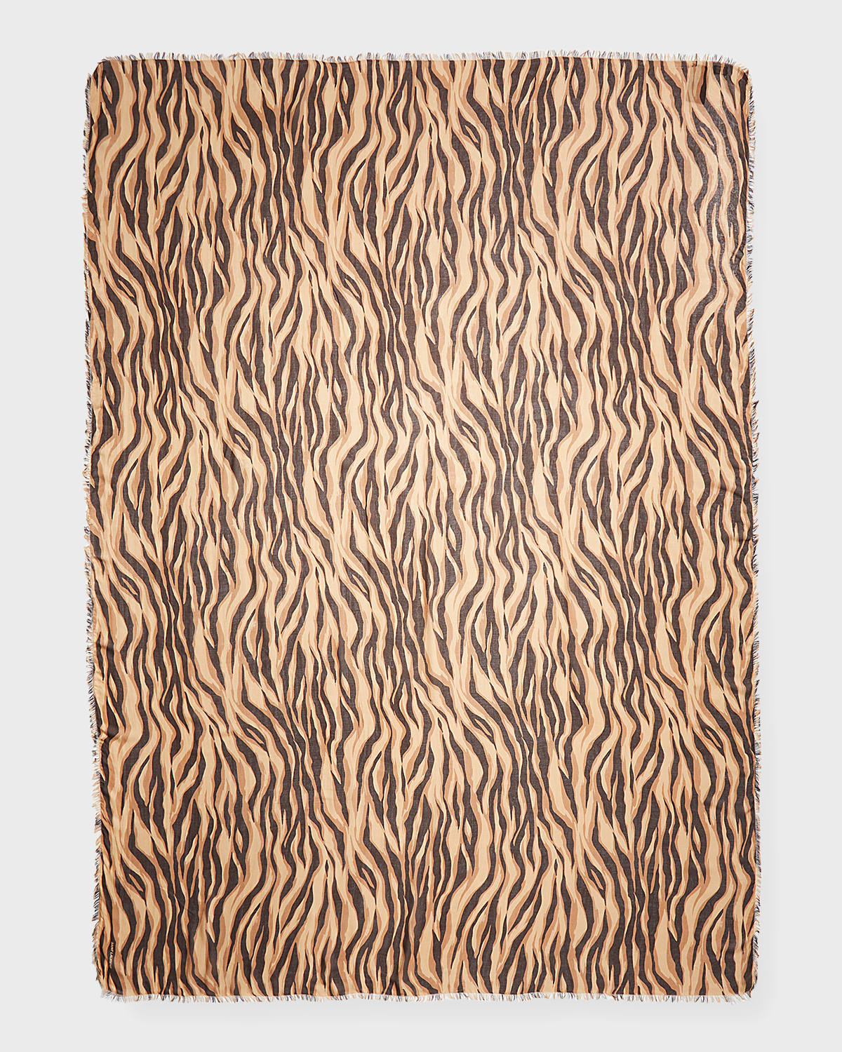 Saint Laurent Paisley Cashmere-Blend Bandana Scarf | Neiman Marcus