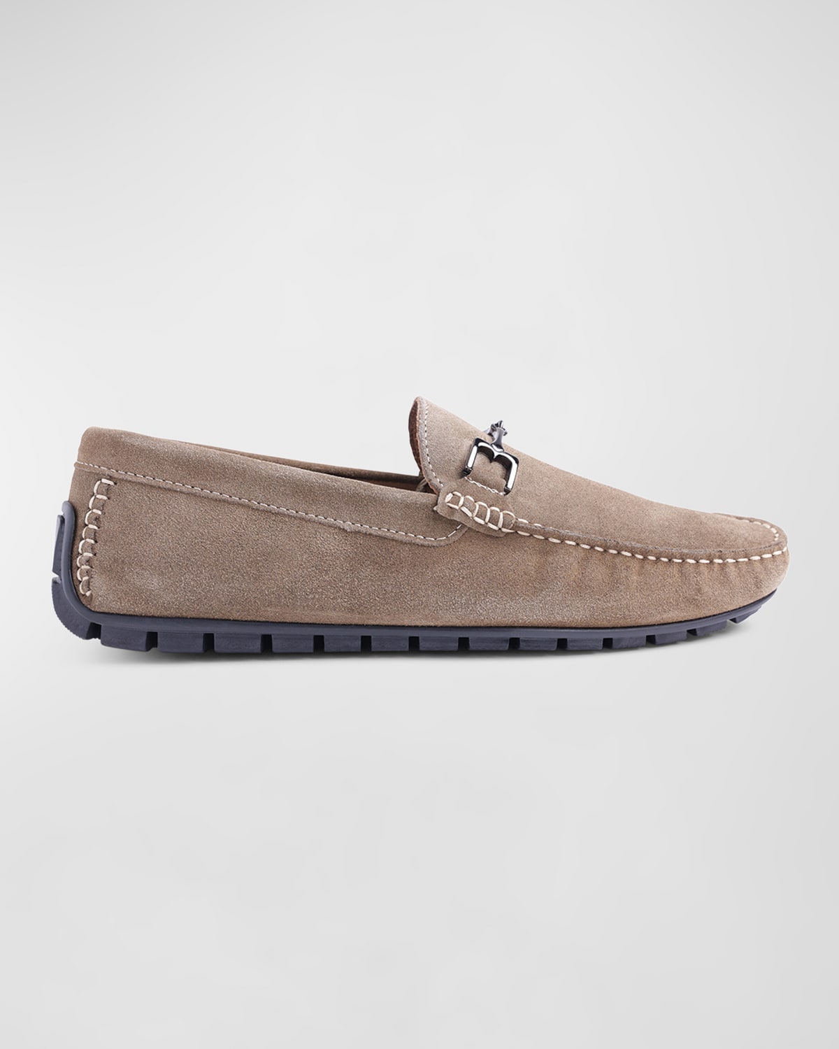 Magnanni Men's Marbella Bit-Strap Leather Slip-Ons | Neiman Marcus