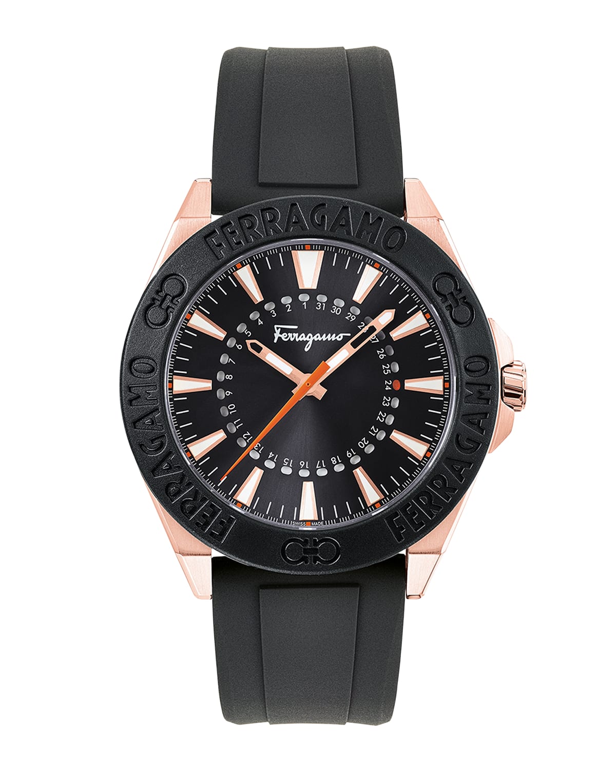 Ferragamo Men's Ferragamo Ferragamo IP Yellow Gold Watch, 43mm | Neiman ...