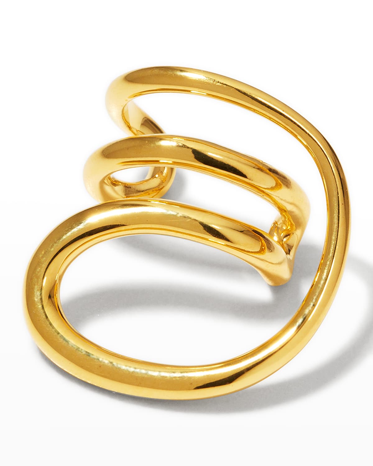 Charlotte Chesnais Petite Mirage Bicolor Double-Loop Ear Cuff, Single | Neiman Marcus