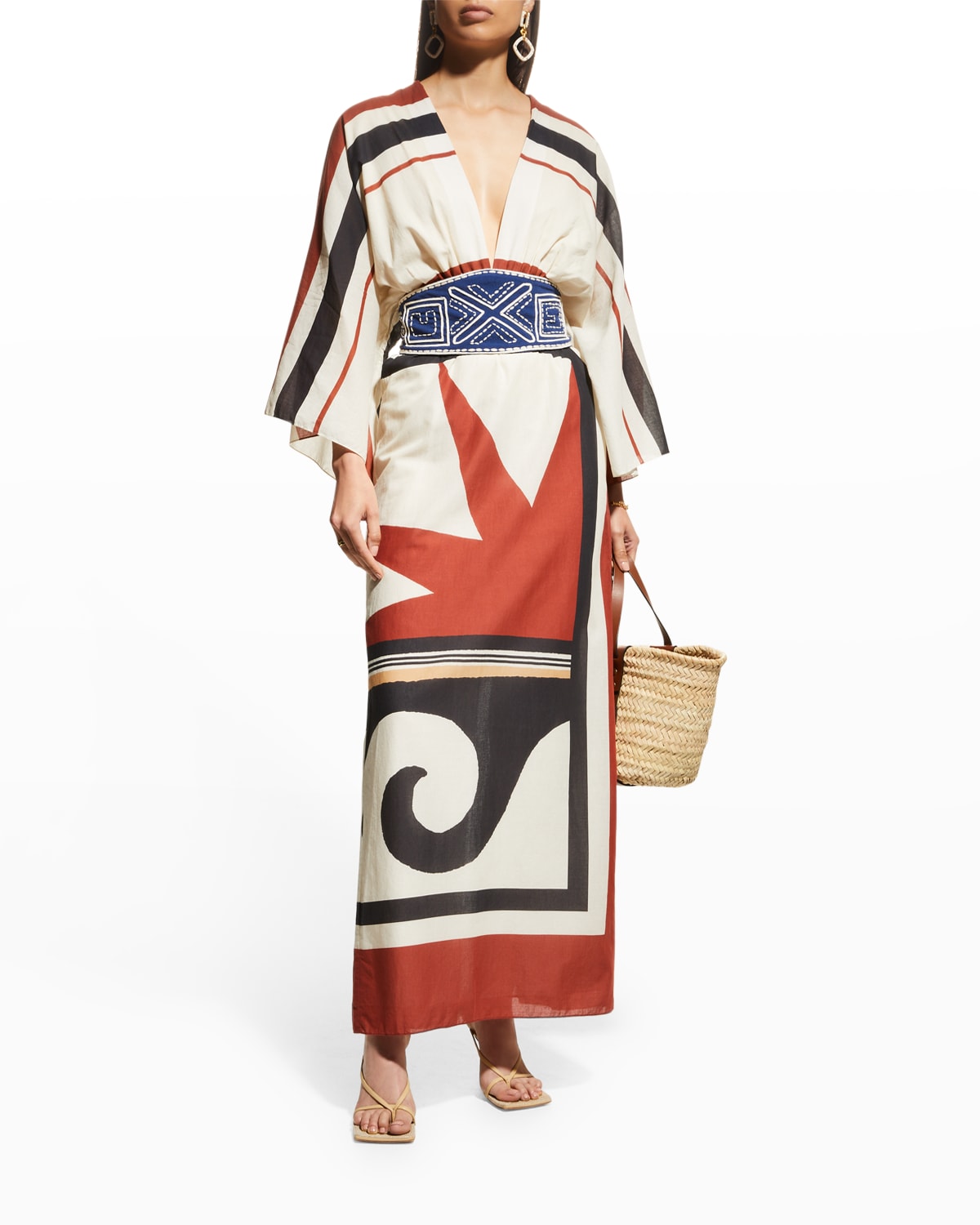 Johanna Ortiz Sapa Inca Tunic Maxi Dress | Neiman Marcus